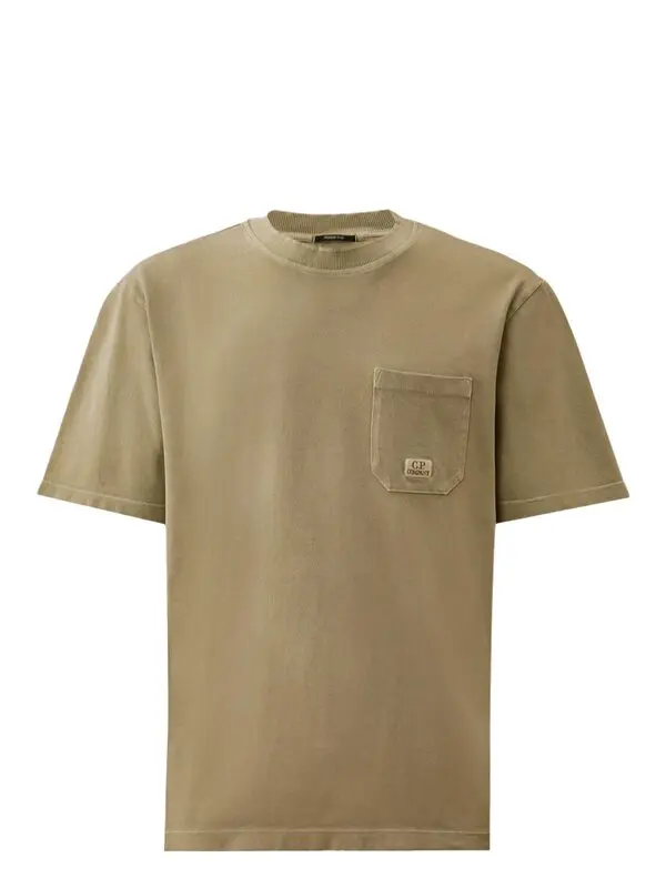 C.P. COMPANY Chest Pocket T-shirt - Brown