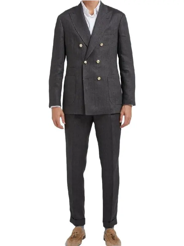 Brunello Cucinelli Long-sleeved Suit - Black