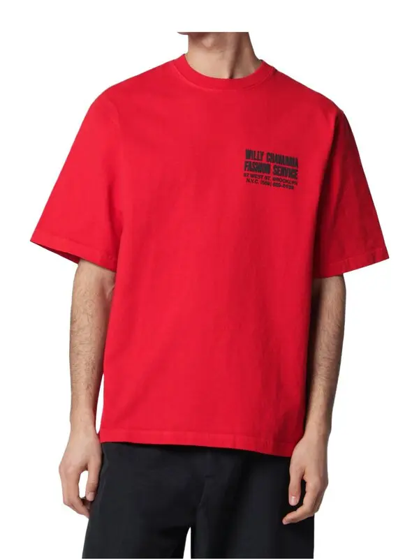 WILLY CHAVARRIA Crew Neck T-shirt - Red