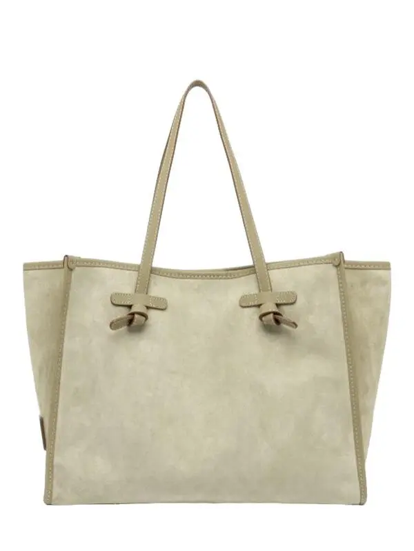 GIANNI CHIARINI Drawstring Shoulder Bag - Nude