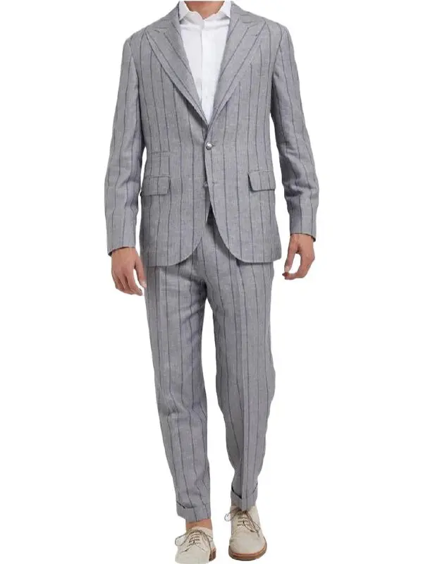 Brunello Cucinelli Long-sleeved Suit - Gray