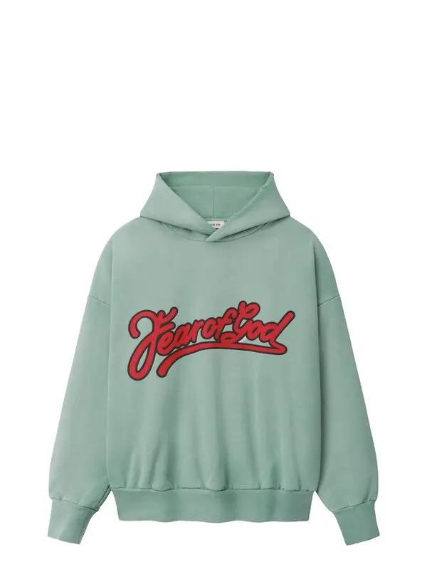 Fear Of God Long-sleeved Hooded Sweatshirt - Green