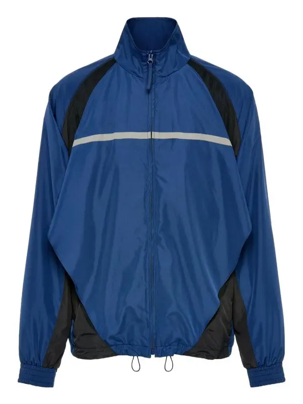 MAISON MARGIELA Contrast Panel Track Jacket - Blue