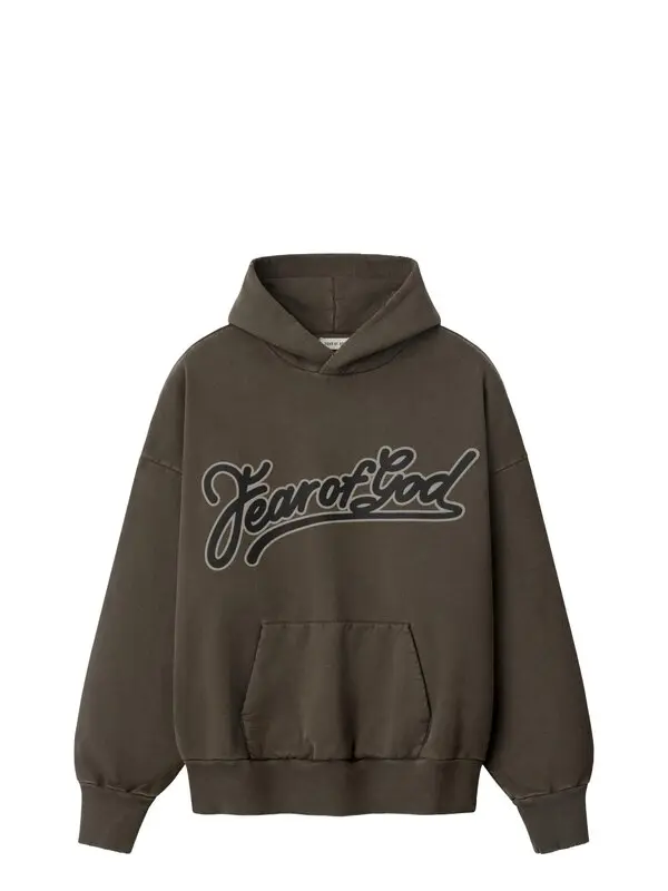 Fear Of God Long-sleeved Hooded Sweatshirt - Brown