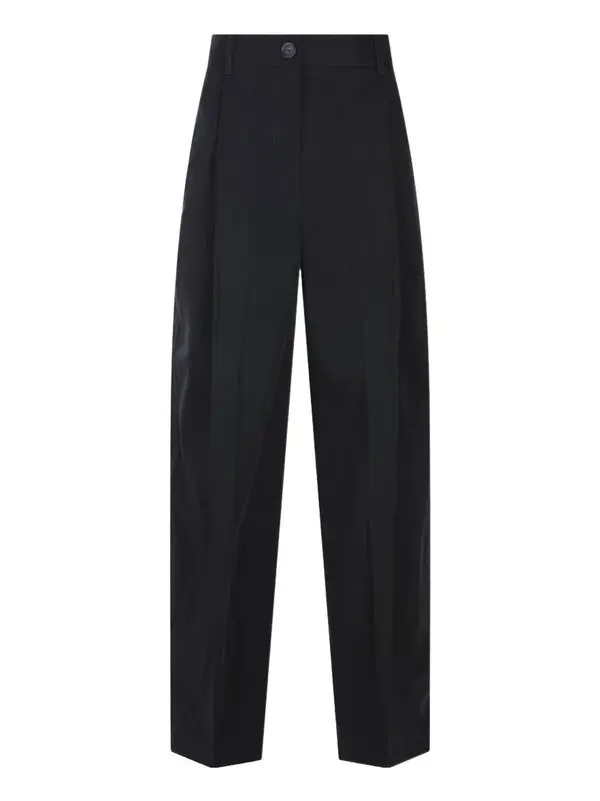 TOTEME Pleated Trousers - Black
