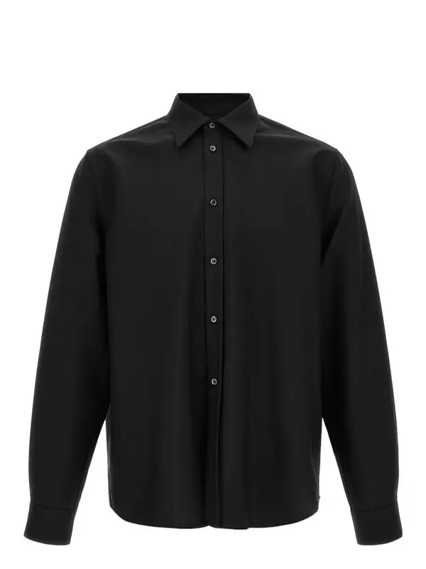 JIL SANDER 240 Classic Collar Shirt - Black