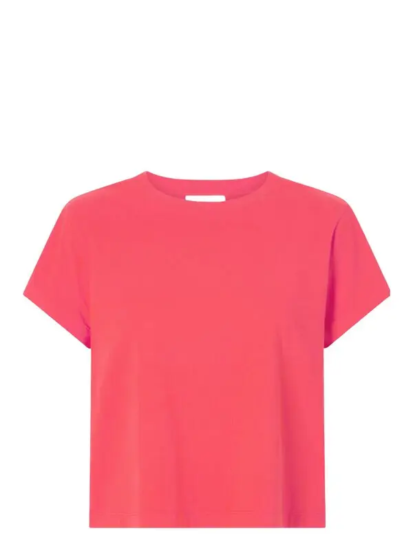 AGOLDE Adine Cropped T-shirt - Red