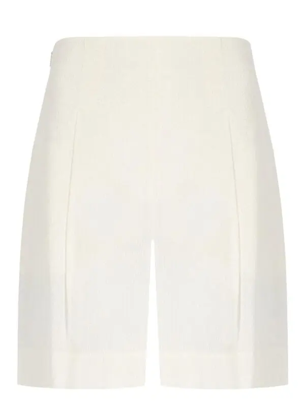Max Mara High-waisted Tailored Shorts - White