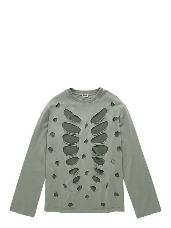 AVAVAV Semi-distressed Layered T-shirt - Gray