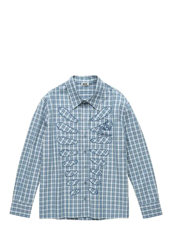 AVAVAV Cut-out Shirt - Blue