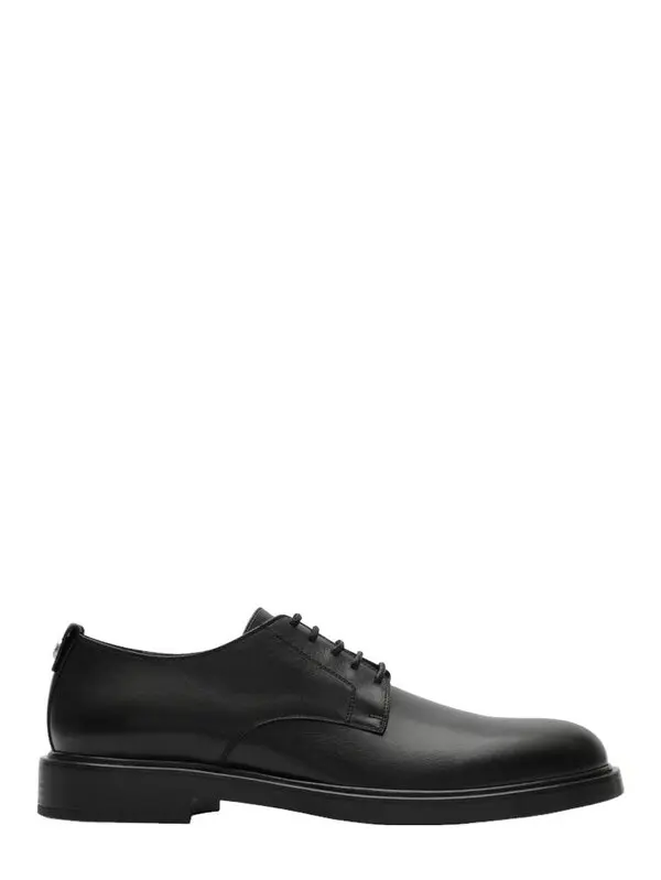 Burberry Leather Pembroke Derby Shoes - Black