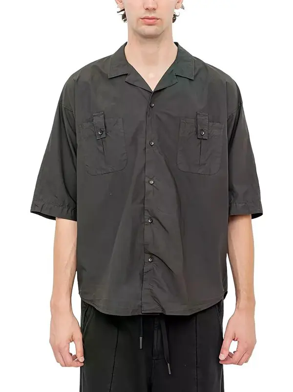 Andrea Ya'aqov Patch-pocket Short-sleeve Shirt - Black