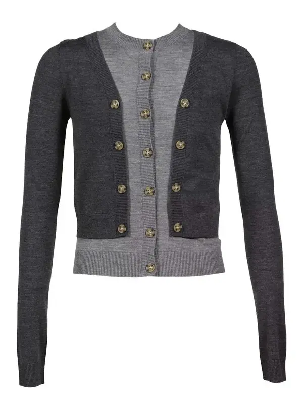EGONLAB Layered Cardigan - Grey