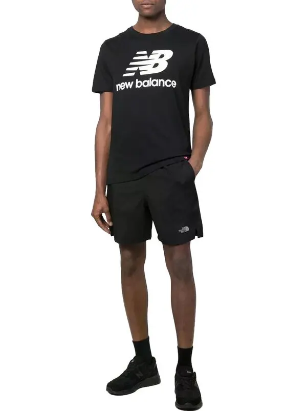 NEW BALANCE Logo-print T-shirt - Black