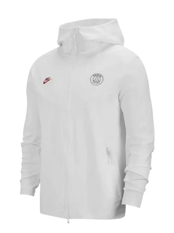 Nike Paris Saint-germain Tech Fleece Zip Hoodie - White