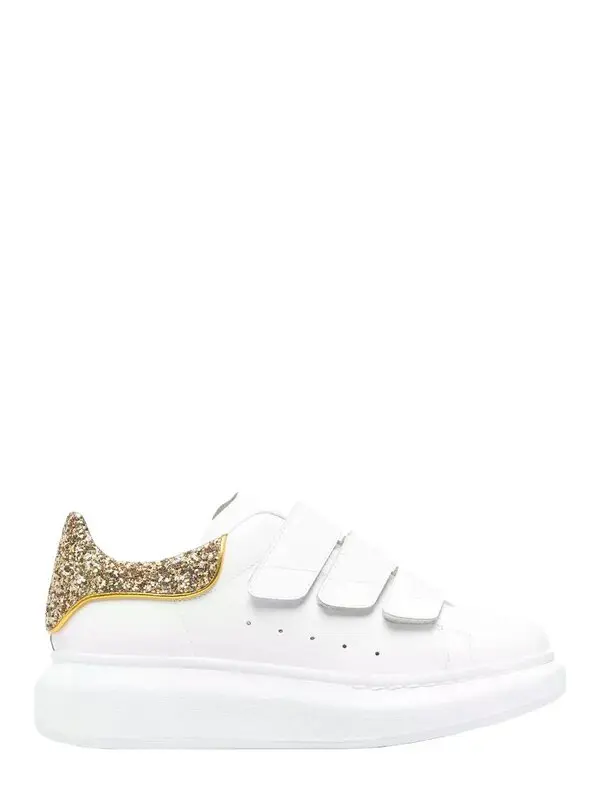 Alexander McQueen Touch-strap Low-top Sneakers - White