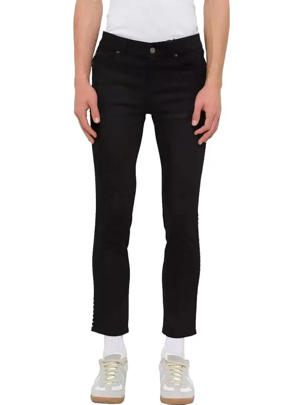 Alexander McQueen Studded-trim Jeans - Black