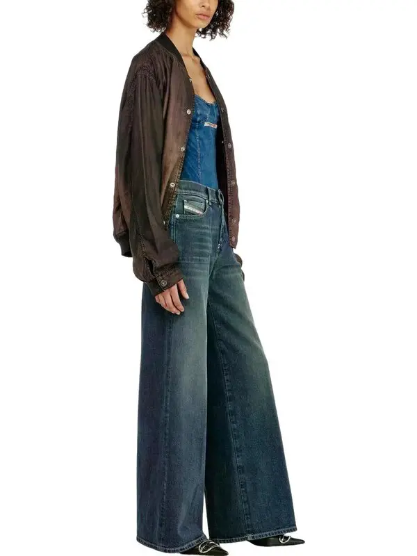 DIESEL® 1978 D-akemi Flared-leg Jeans - Blue