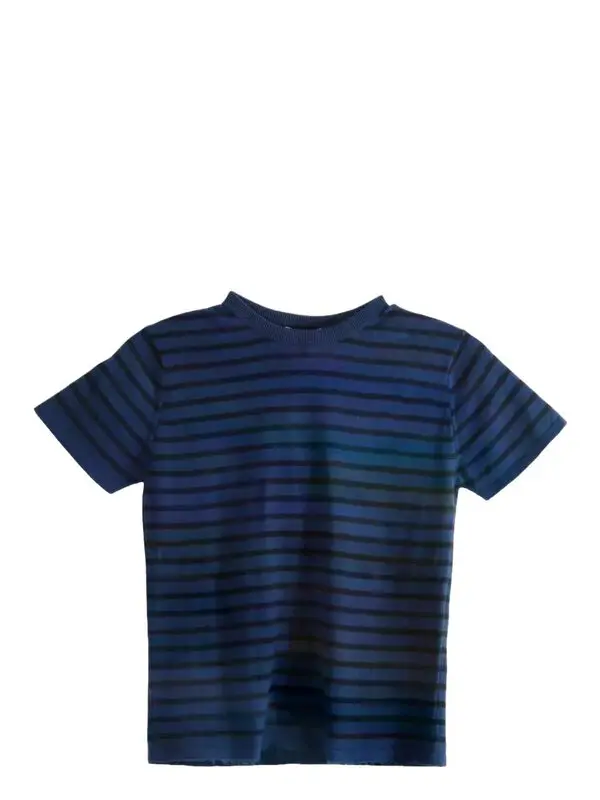 Auralee Striped T-shirt - Blue