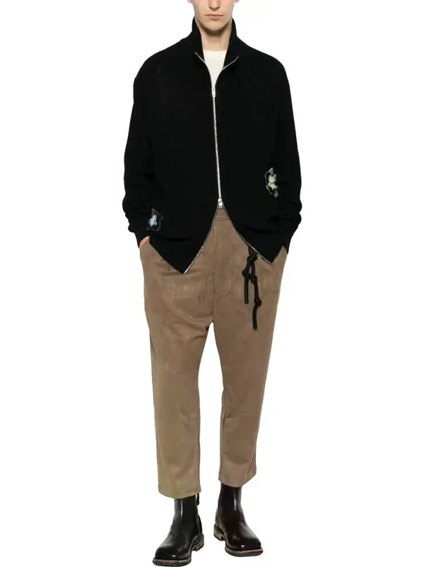 SONG FOR THE MUTE Drawstring Waist Trousers - Brown