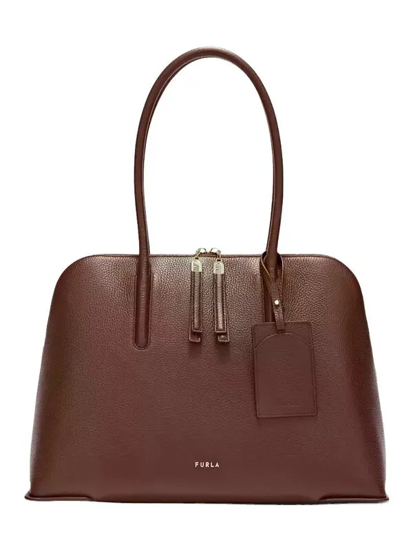 Furla Leather Shoulder Bag - Brown