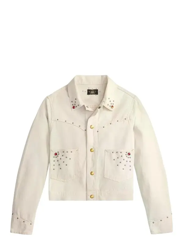Ralph Lauren Studded Embellished Jacket - Neutrals