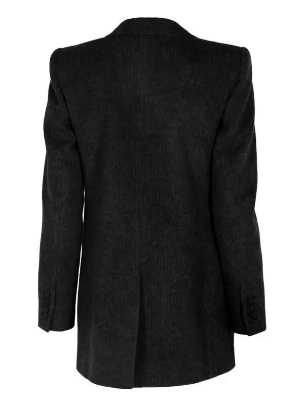 Saint Laurent Single-breasted Blazer - Grey