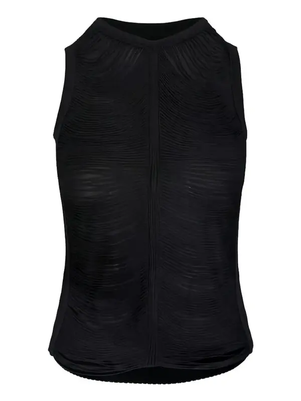 Akris Embellished Silk Top - Black