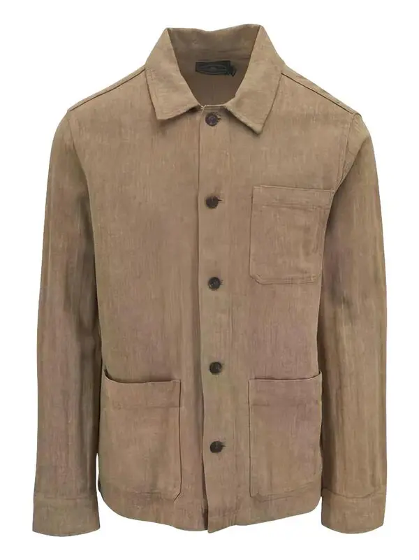 Faherty Brand Button-down Patch-pocket Jacket - Brown