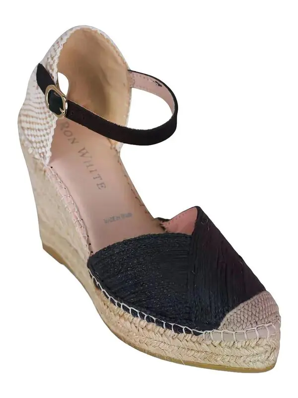 Ron White Alina Wedge-heel Espadrilles - Neutrals
