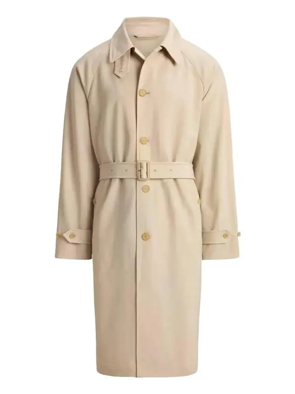 Ralph Lauren Purple Label Belted Raglan-sleeve Trench Coat - Neutrals