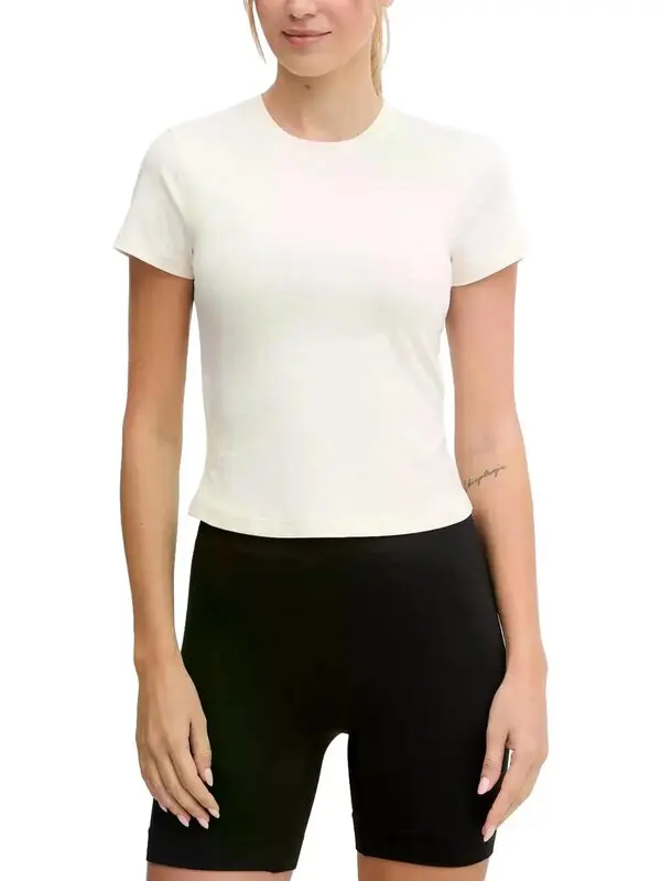 CASALL Logo Print Short Sleeve T-shirt - White