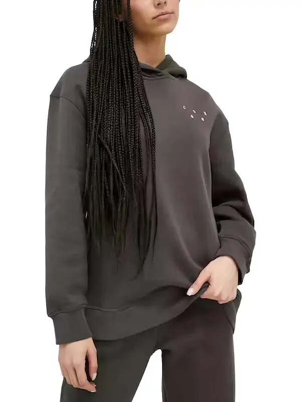 CASALL Logo Print Hoodie - Grey
