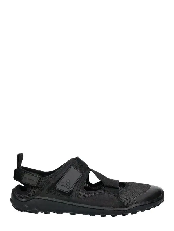 VIVOBAREFOOT Touch-strap Mesh Sandals - Black
