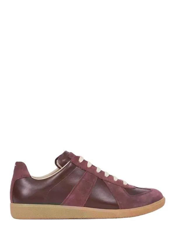 MAISON MARGIELA Replica Soft Panelled Sneakers - Red