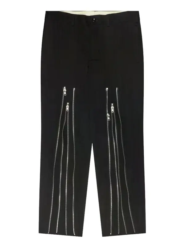 Comme Des Garçons Multi-zip Trousers - Black