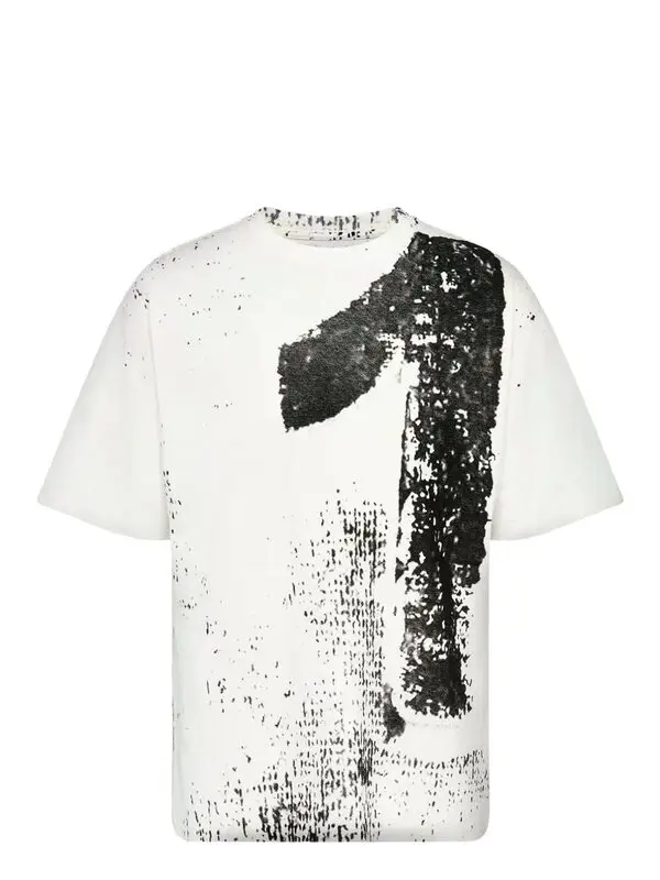 MAISON MARGIELA 10 Print Cotton T-shirt - White