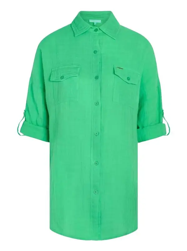 Melissa Odabash Elena Shirt - Green