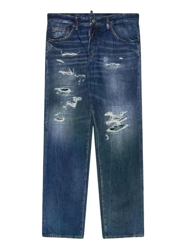 Dsquared2 642 Distressed Jeans - Blue
