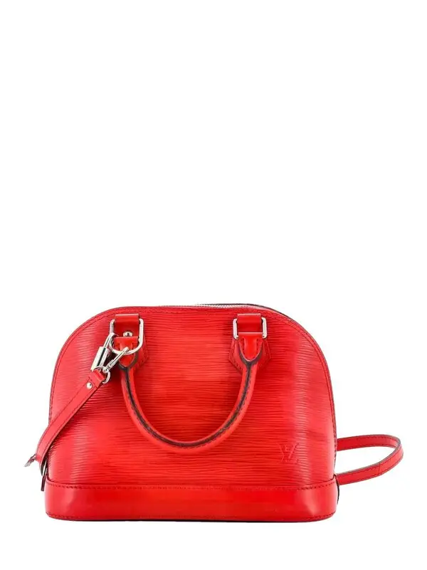 LOUIS VUITTON Alma Bb Satchel - Red