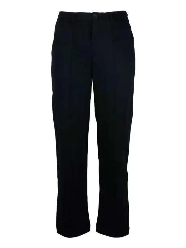 OWN Dark Pintuck Detail Trousers - Blue