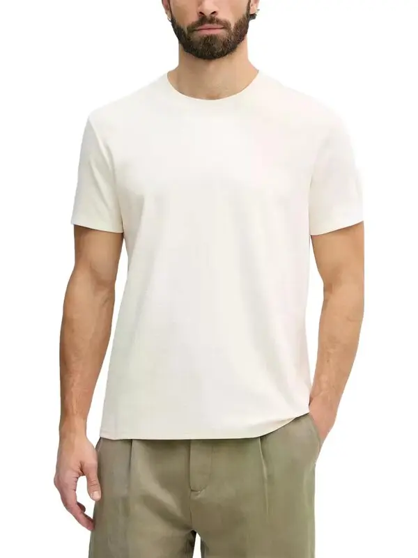 Guess Logo-embossed T-shirt - Neutrals