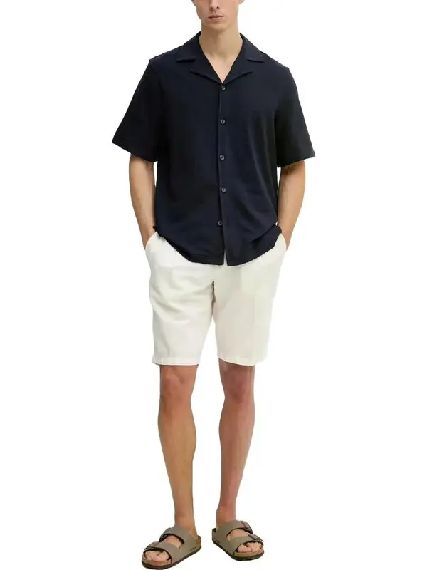 Guess Short-sleeve Camp-collar Shirt - Blue