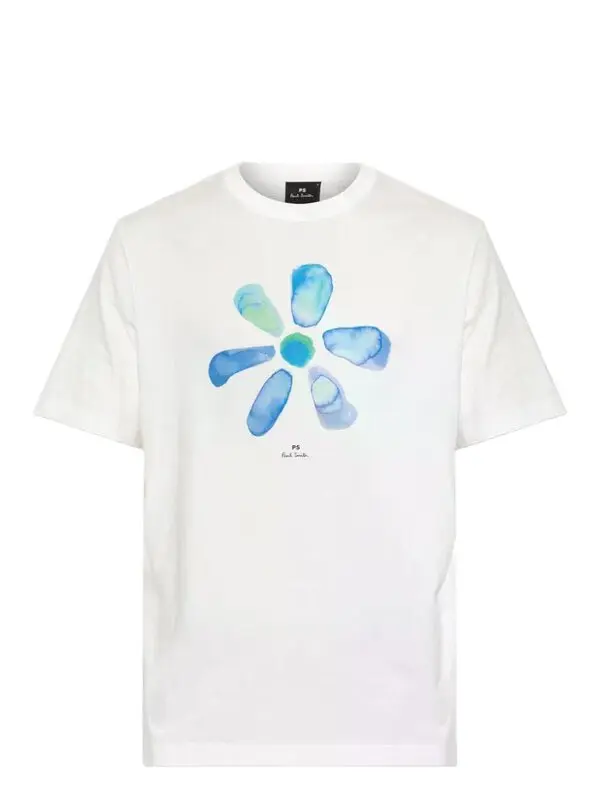 Paul Smith Floral-print T-shirt - White