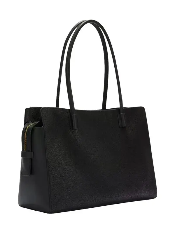 Furla Large Eris Leather Tote Bag - Black