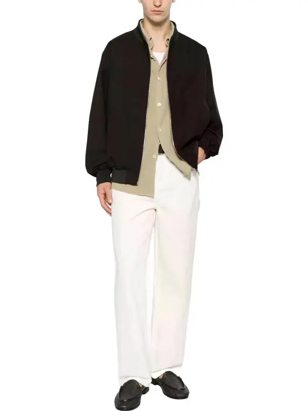 BE ABLE Zip-up Bomber Jacket - Brown