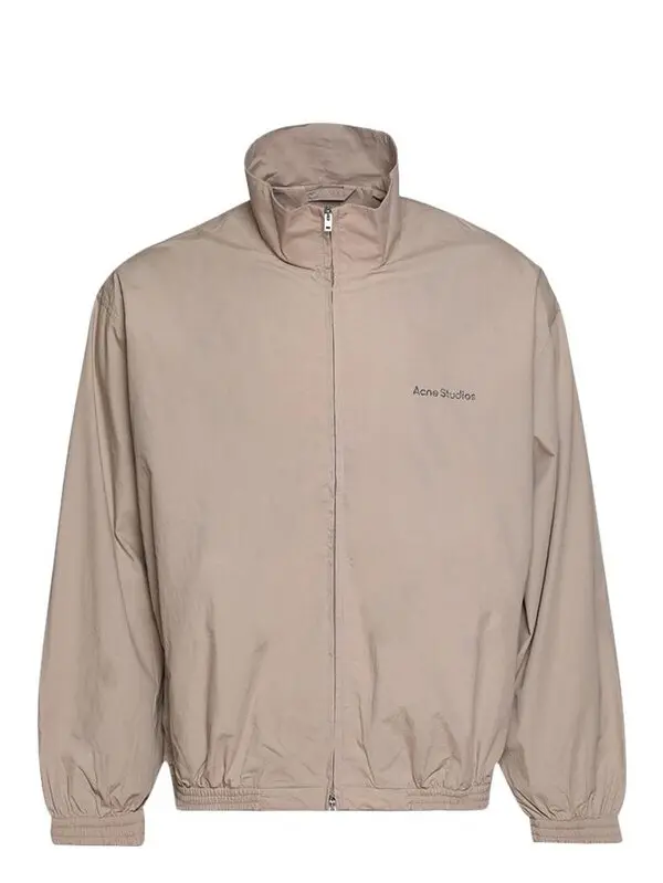 Acne Studios Washed Logo Jacket - Beige