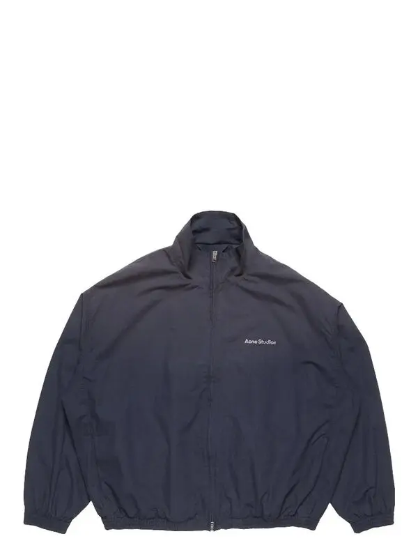 Acne Studios Washed Logo Jacket Dusty - Blue