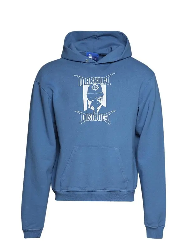 MARKING DISTANCE Mood Hoodie - Blue
