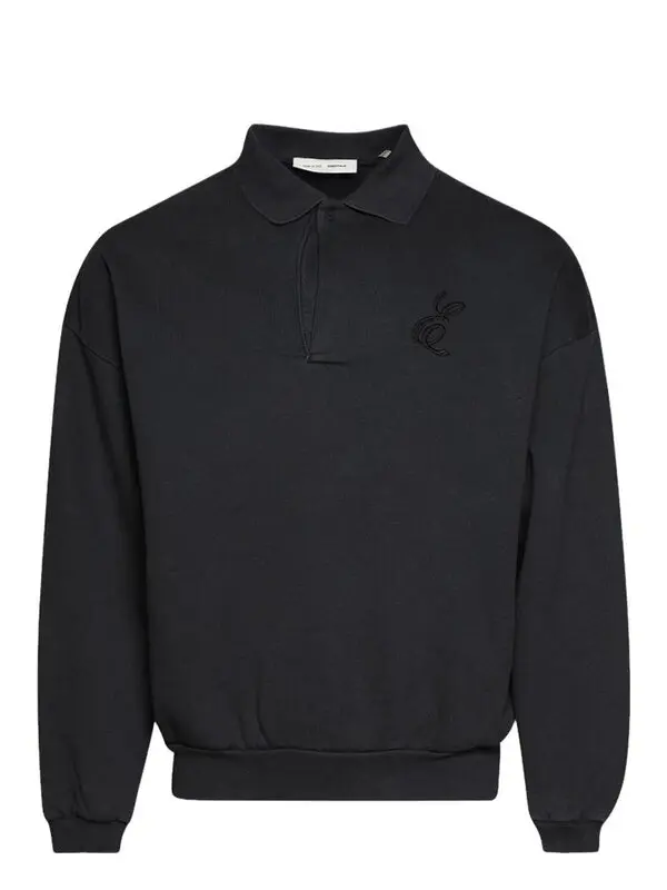Fear Of God Classic Polo Sweater Vintage - Black